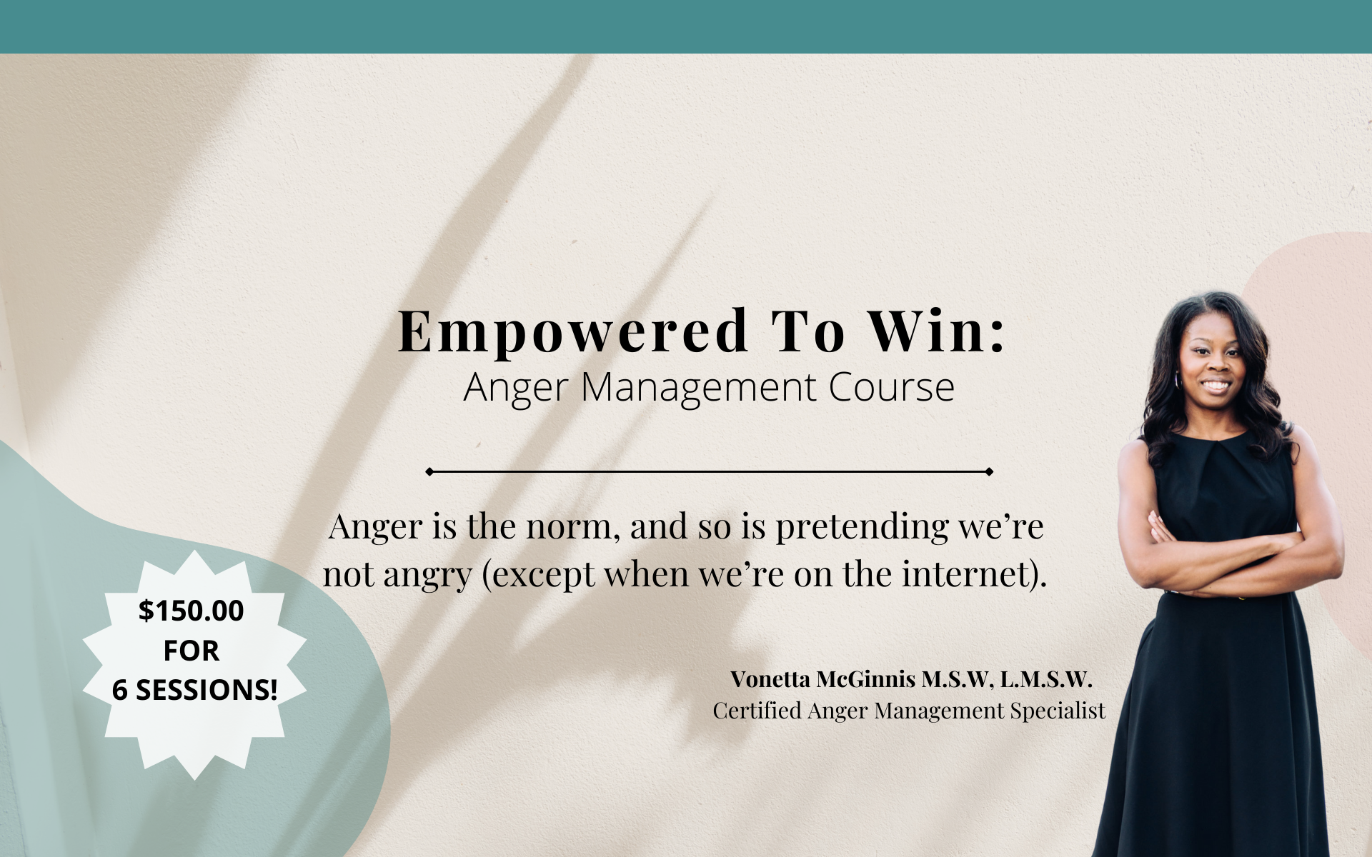 Anger Management Class Flyer