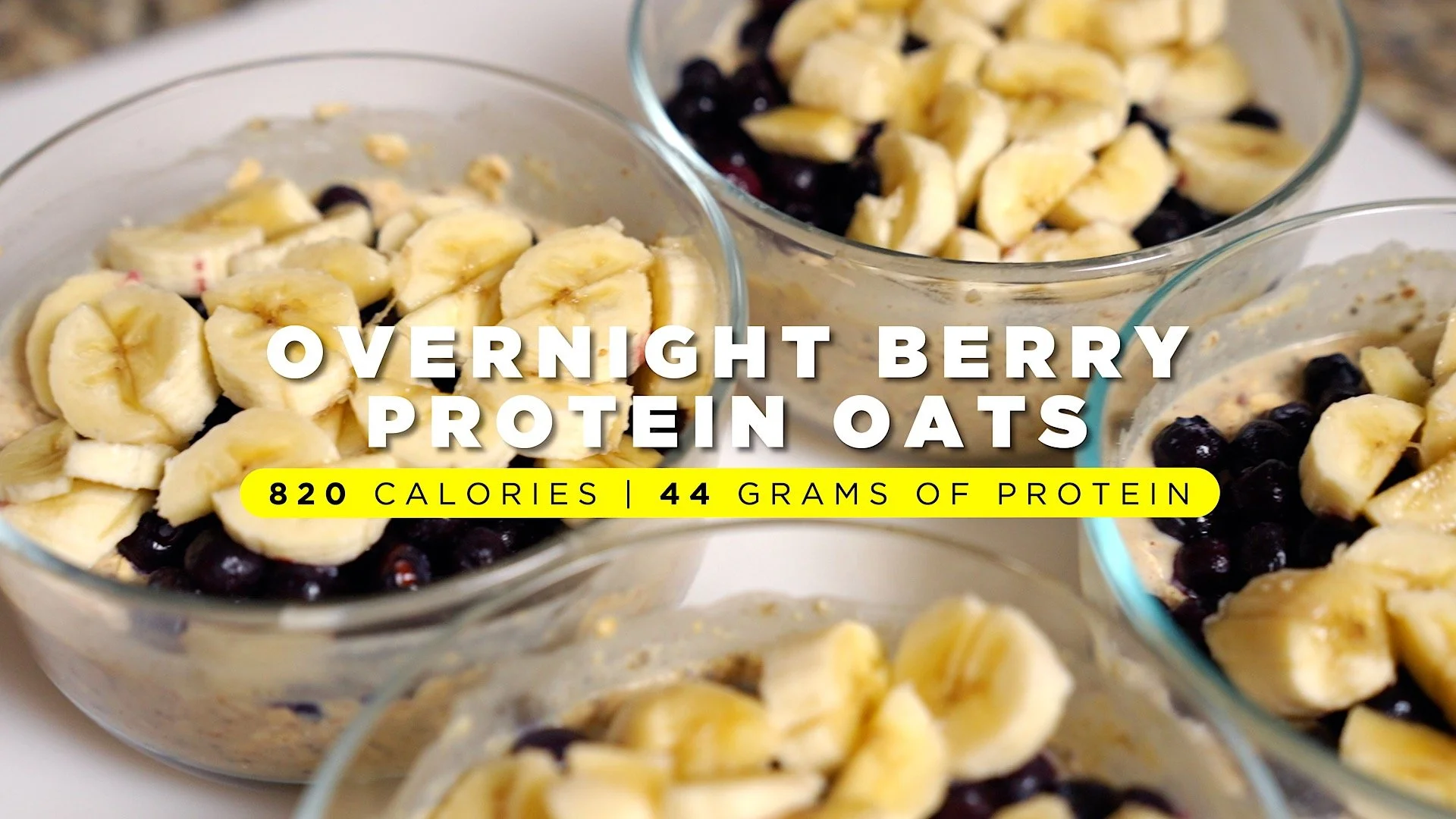 Breakfast: Overnight Berry Protein Oats — The Vegan Gym
