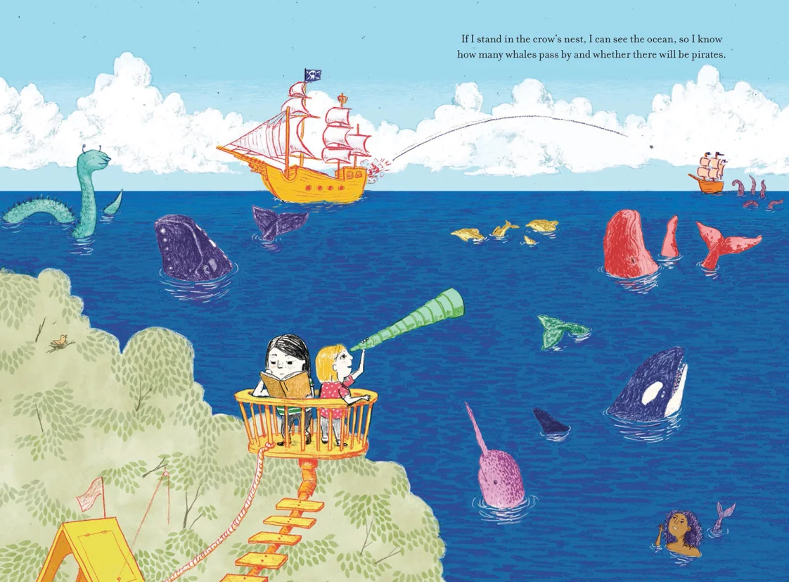 Secret Tree Fort interiors — Brianne Farley Illustration