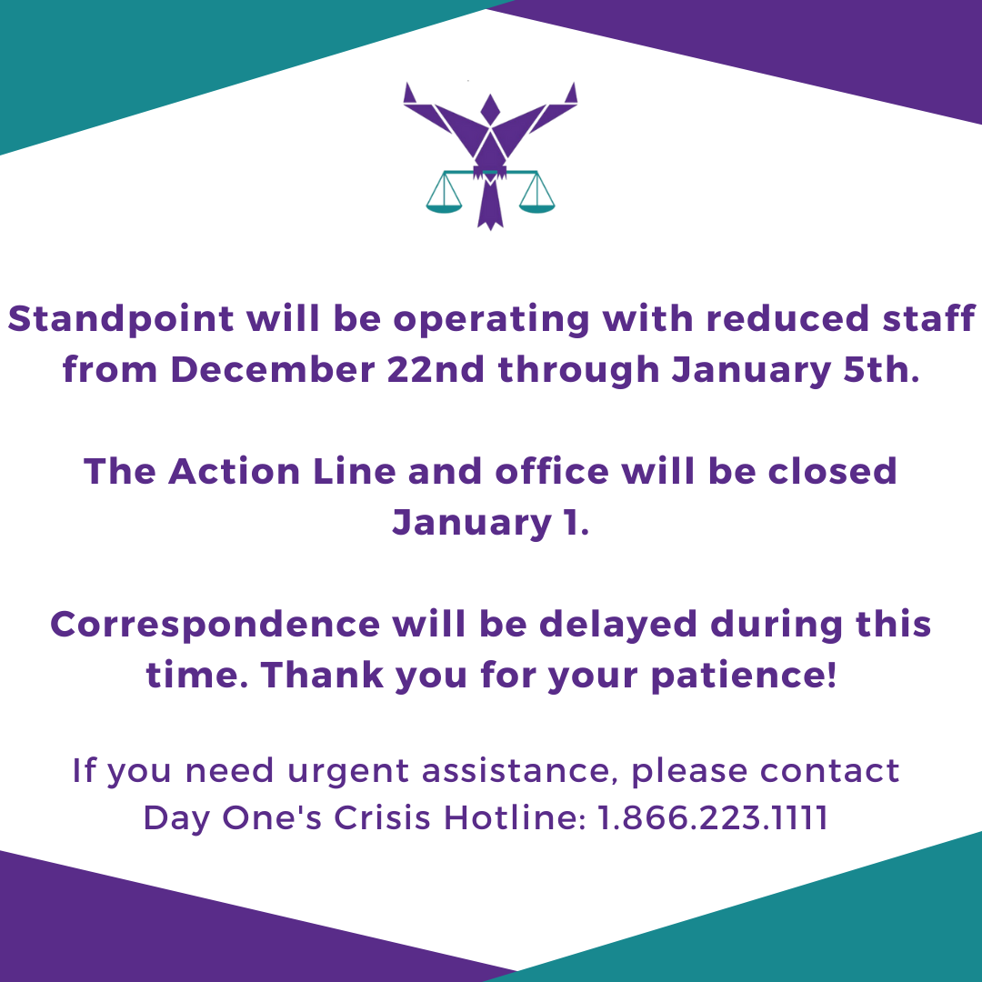 Office Closed January 1st — STANDPOINT