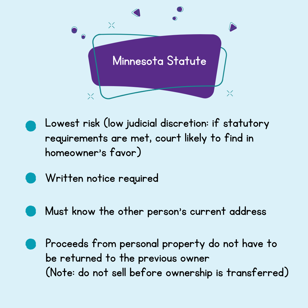 Personal Property Left — STANDPOINT