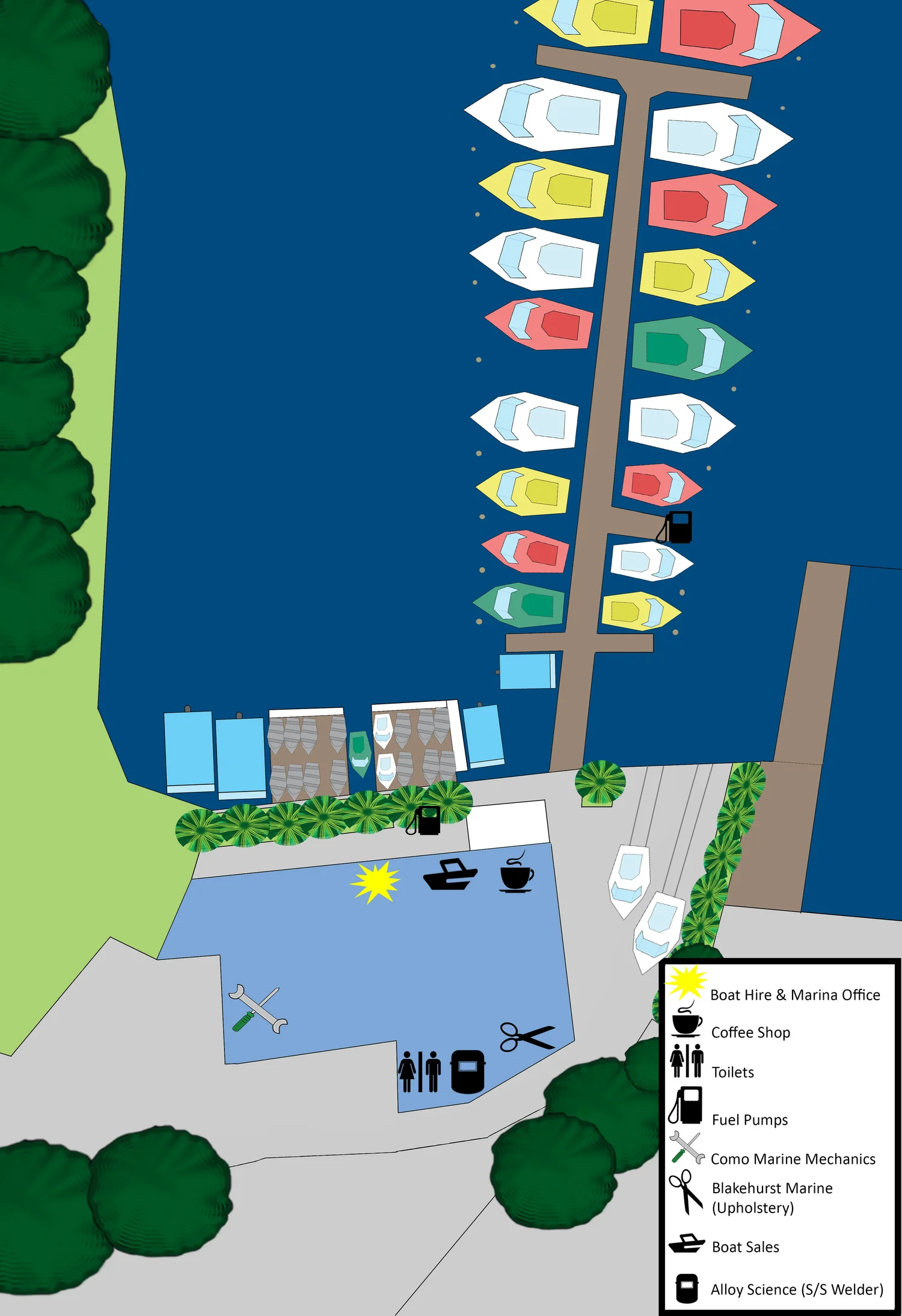 Boat hire, Hire Boat — Como Marina