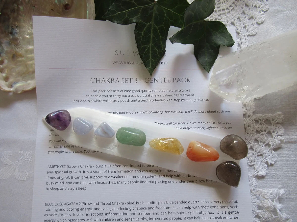 Crystal Chakra Set no. 3 - Gentle Pack