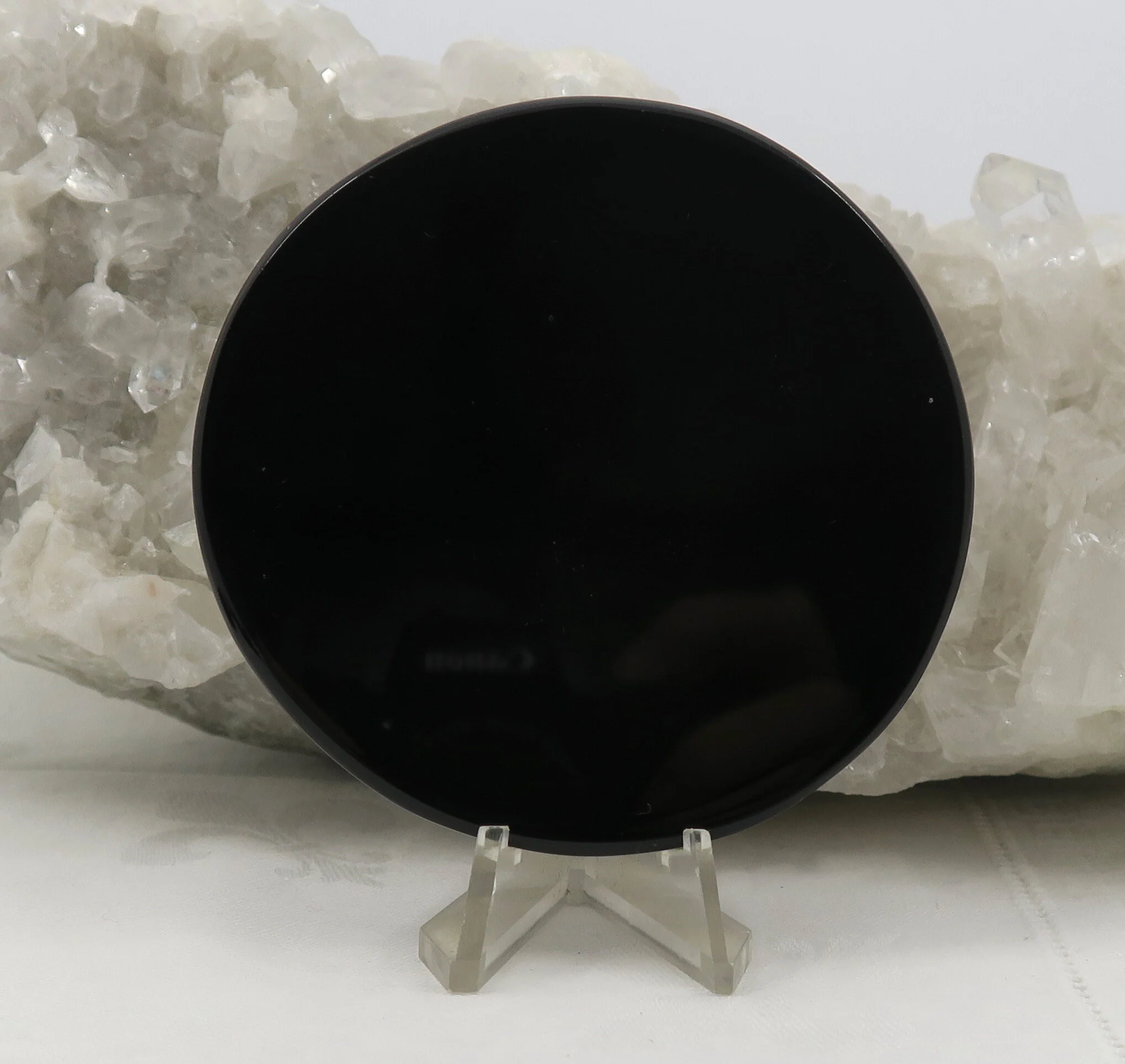 Black Obsidian Mirror