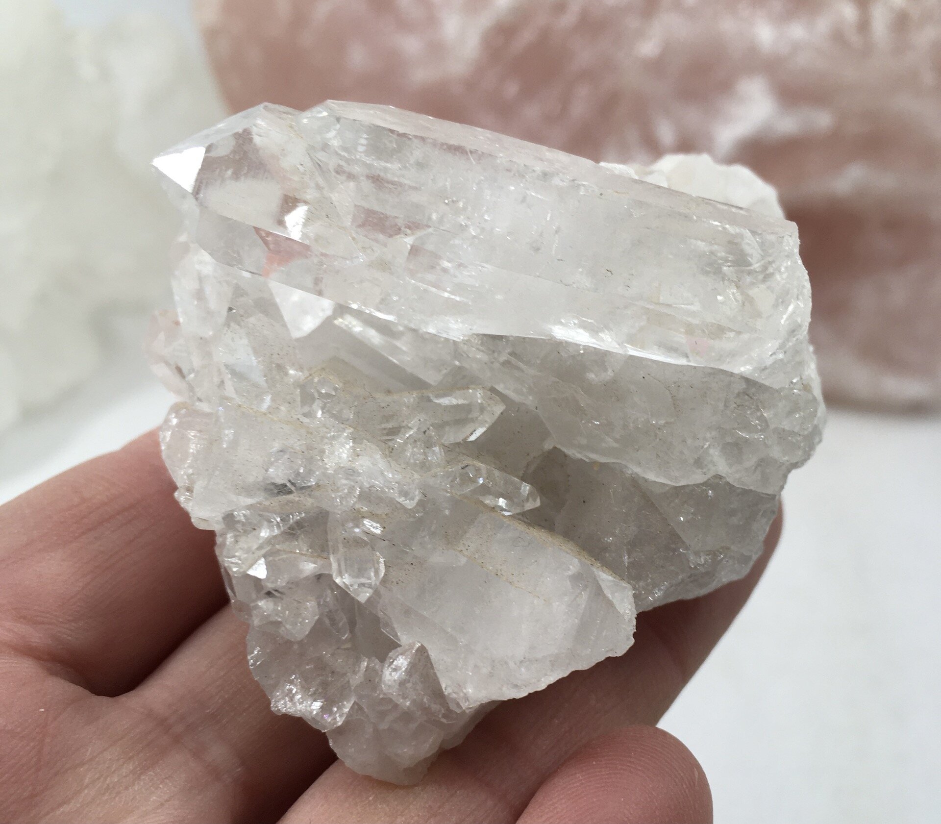 Crystal Clusters - Quartz-sue weaver