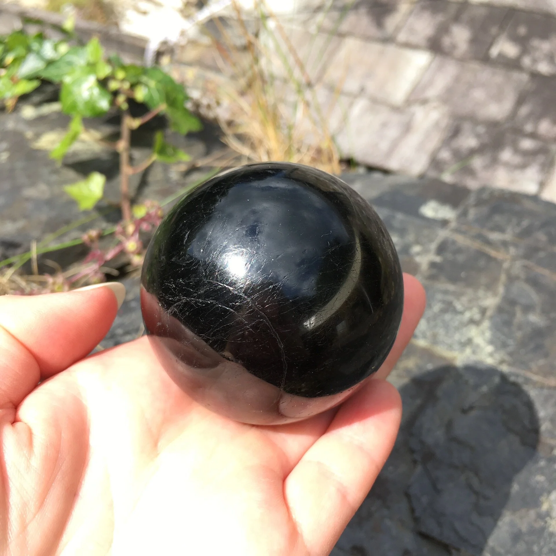 Black Tourmaline Sphere 2 - 60mm