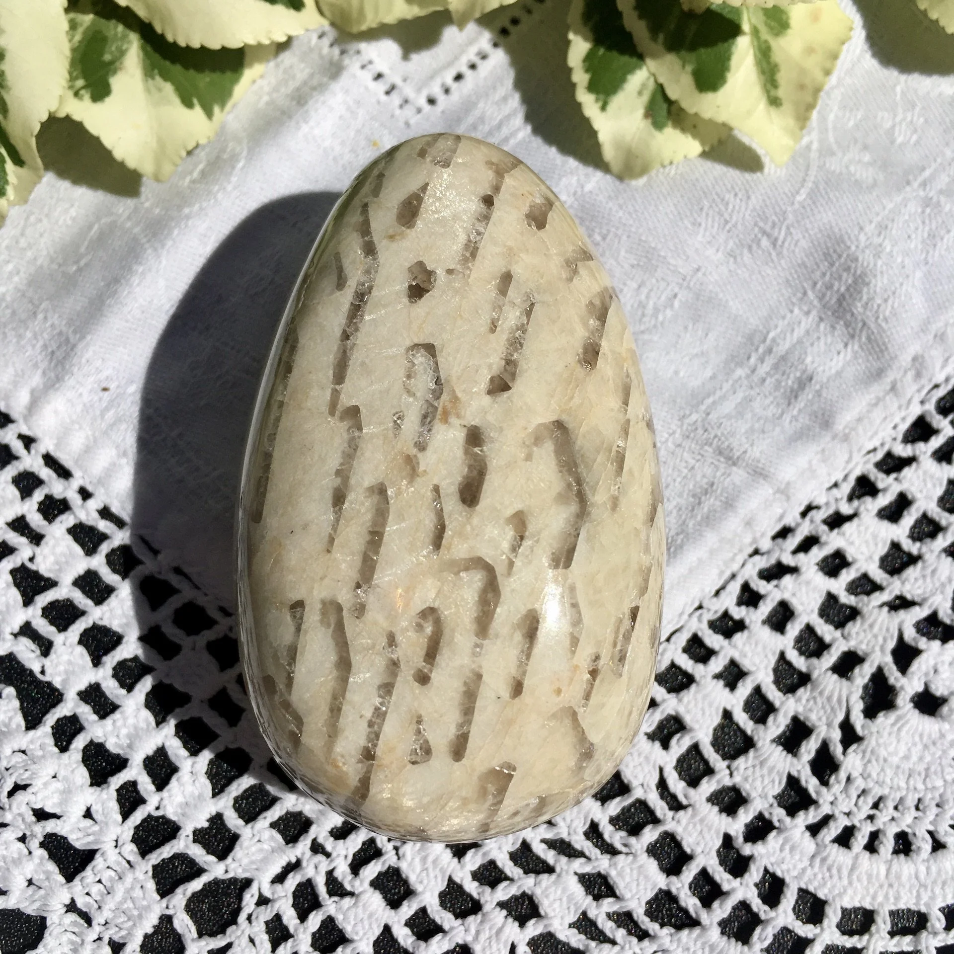 Natural Moonstone Palmstones/Pebbles