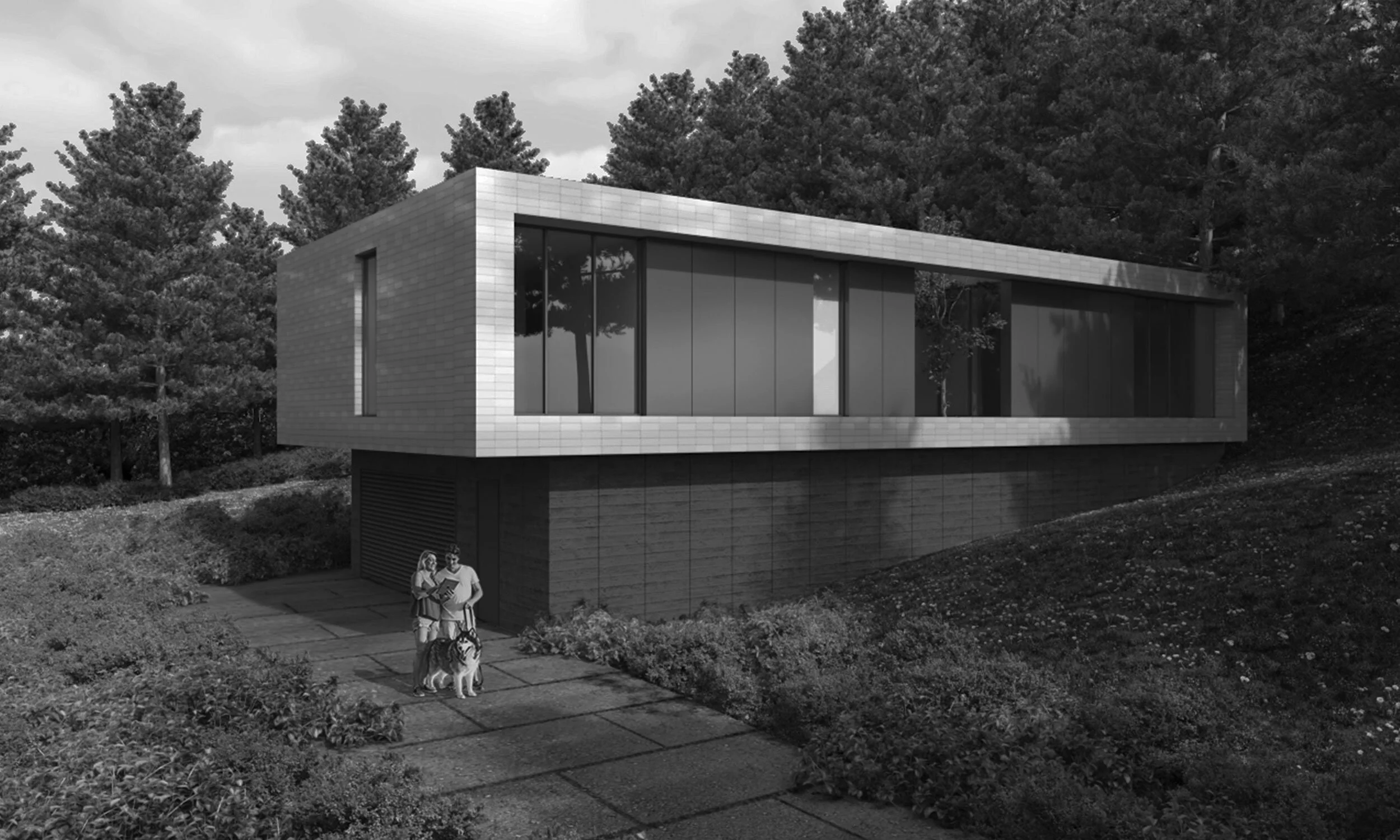 Urban Infill House — Modern ADU Plans