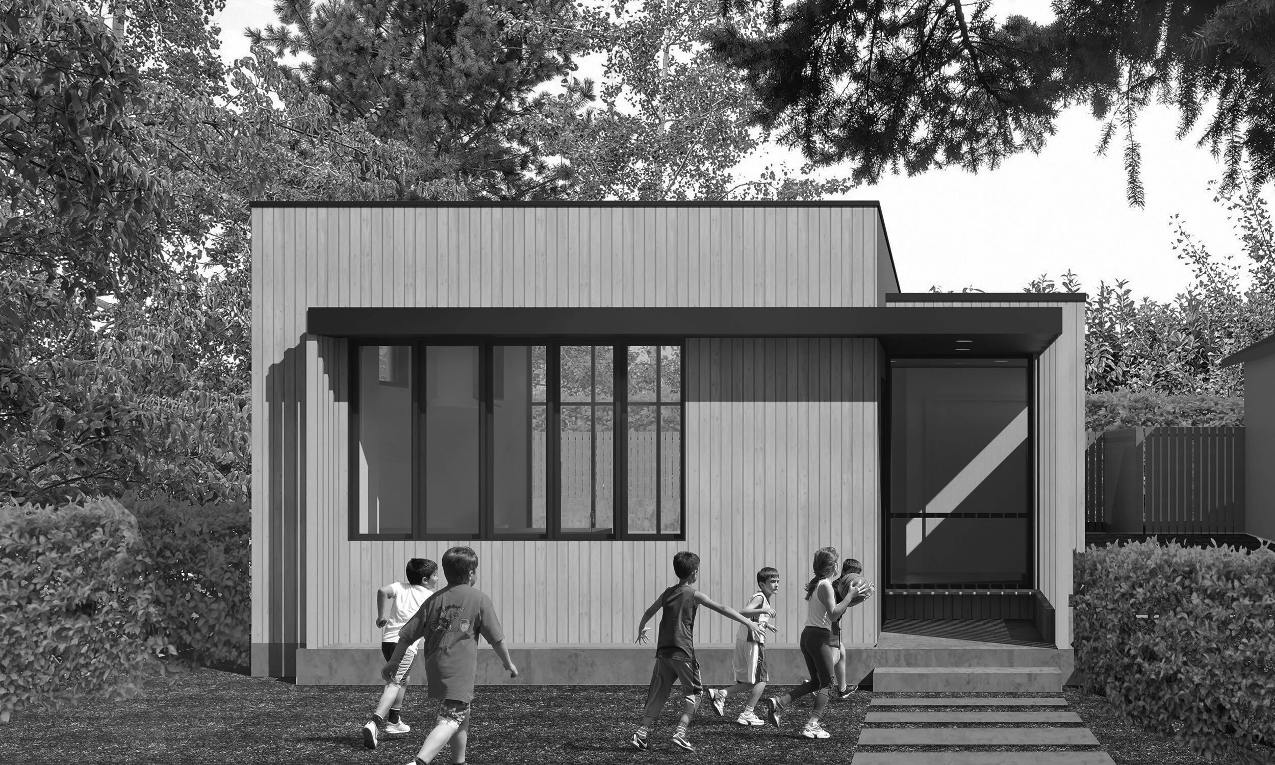 Urban Infill House — Modern ADU Plans