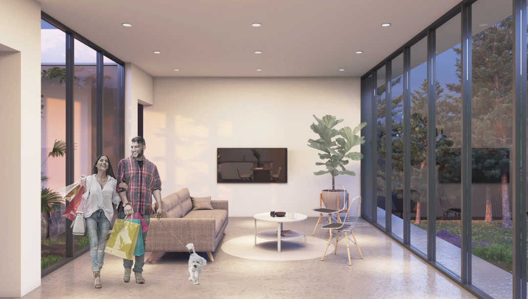 The Overhang ADU, a two story, 2 bedroom ADU over a 2-car garage ...