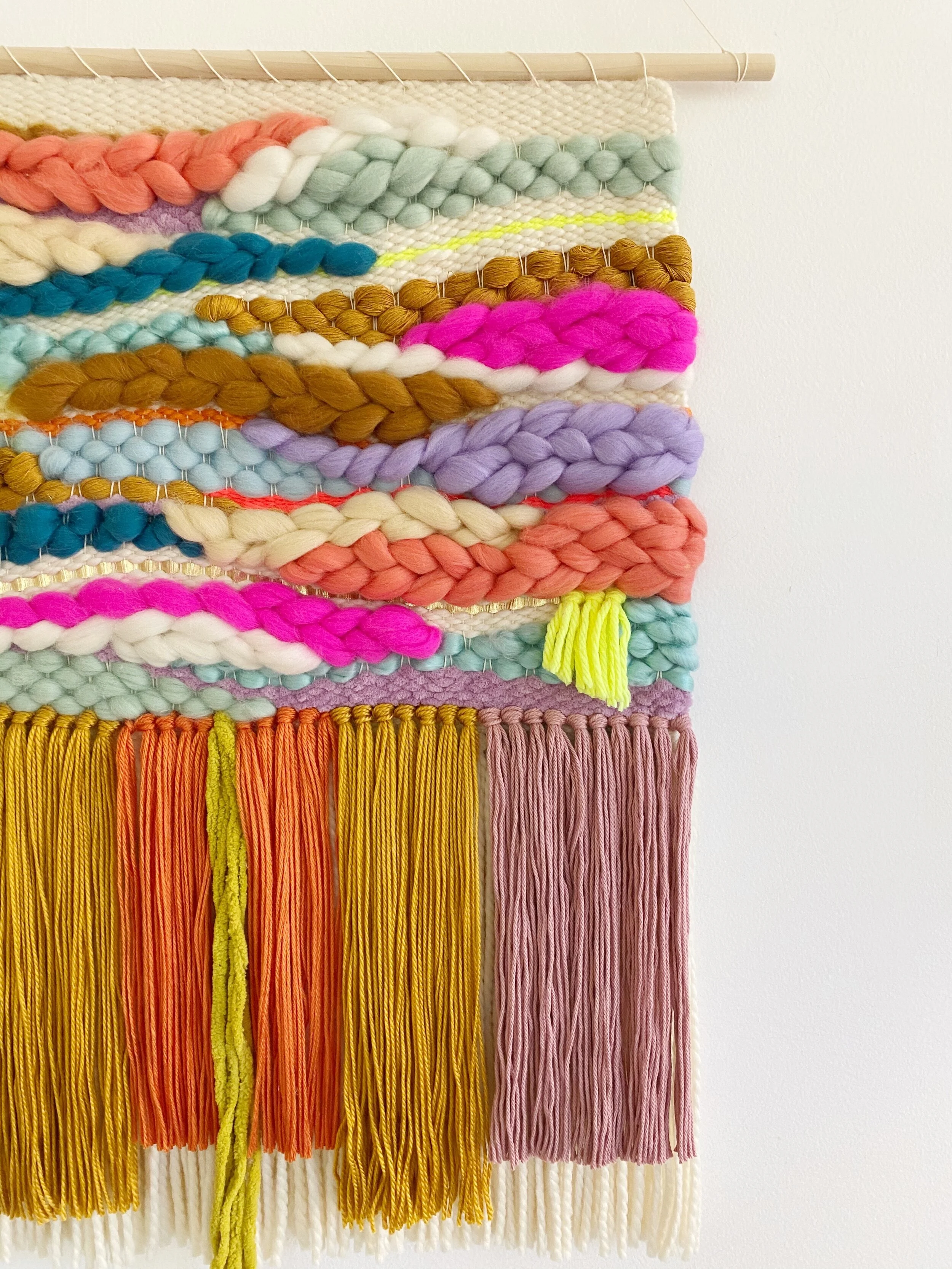 Abstract Neon Weaving — sunwoven