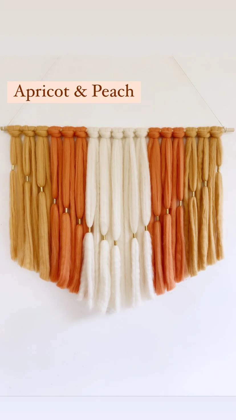 Roving Wall Hanging Kits and Video Tutorial — sunwoven