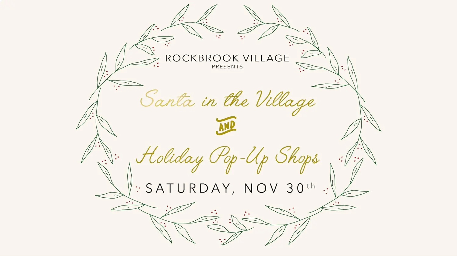 Rockbrook Village Pop-Up Shop 2019 — Sawmill Hollow