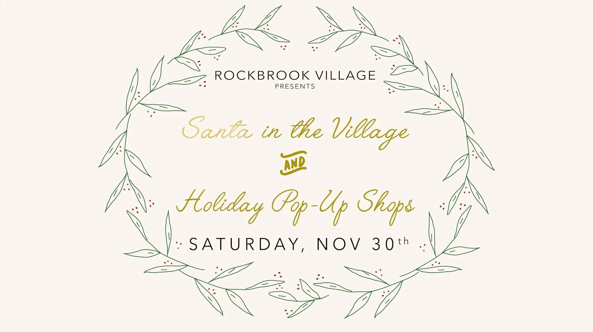 Rockbrook Village Pop-Up Shop 2019 — Sawmill Hollow