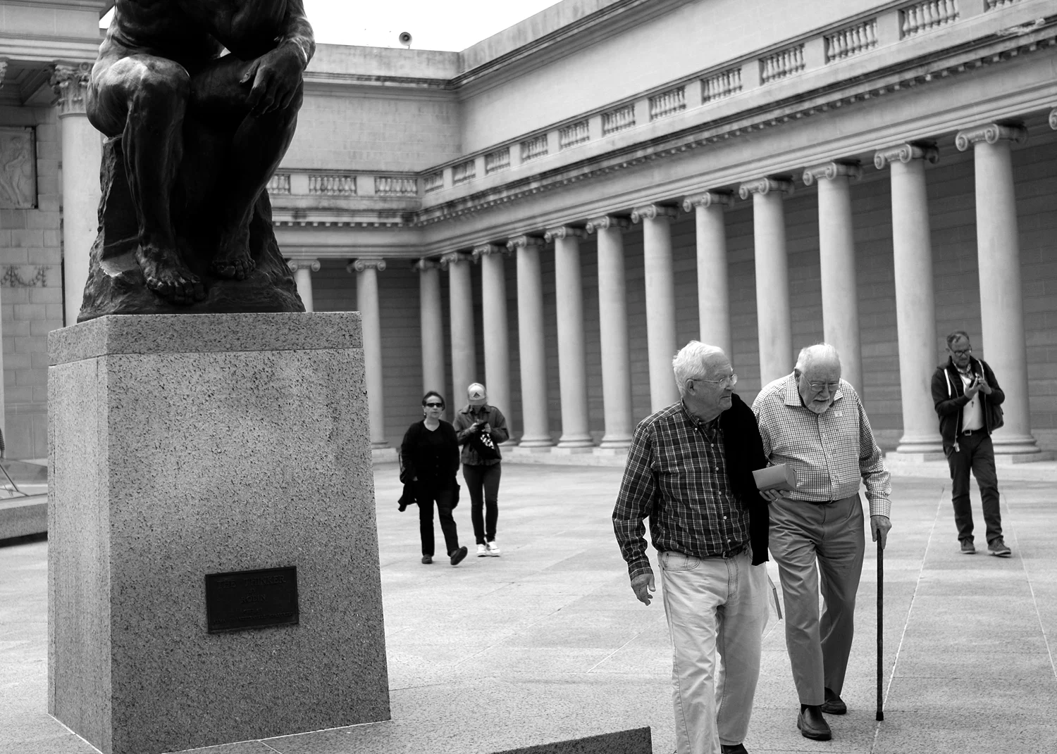 Rodin Walking Man Wellesley