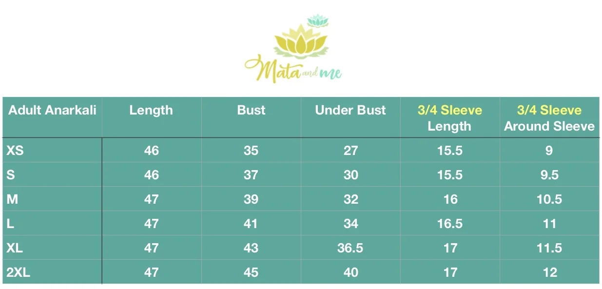 Children Bra Size Chart