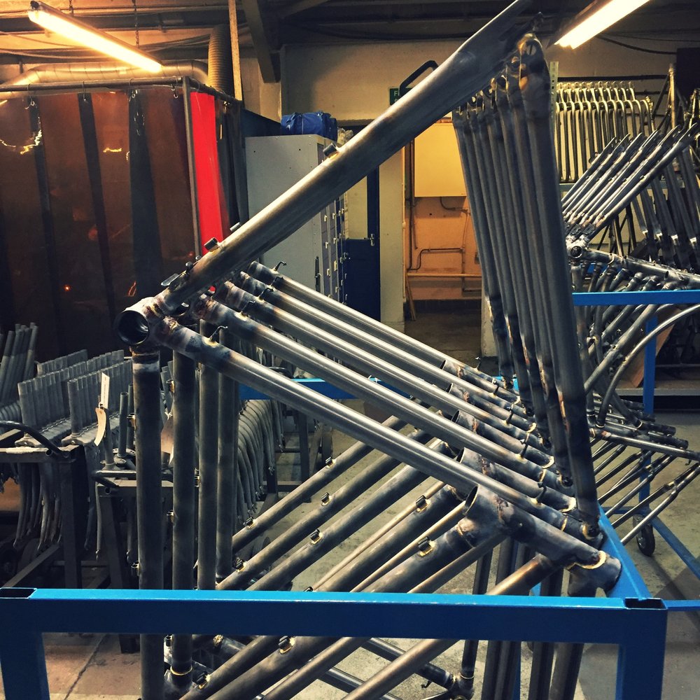 Factory Friday - Pashley Briton frames — The Traditional Cycle Shop