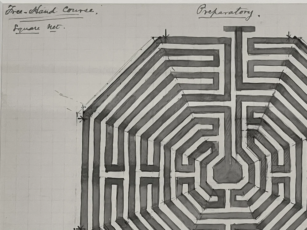Drawing A Labyrinth Garden
