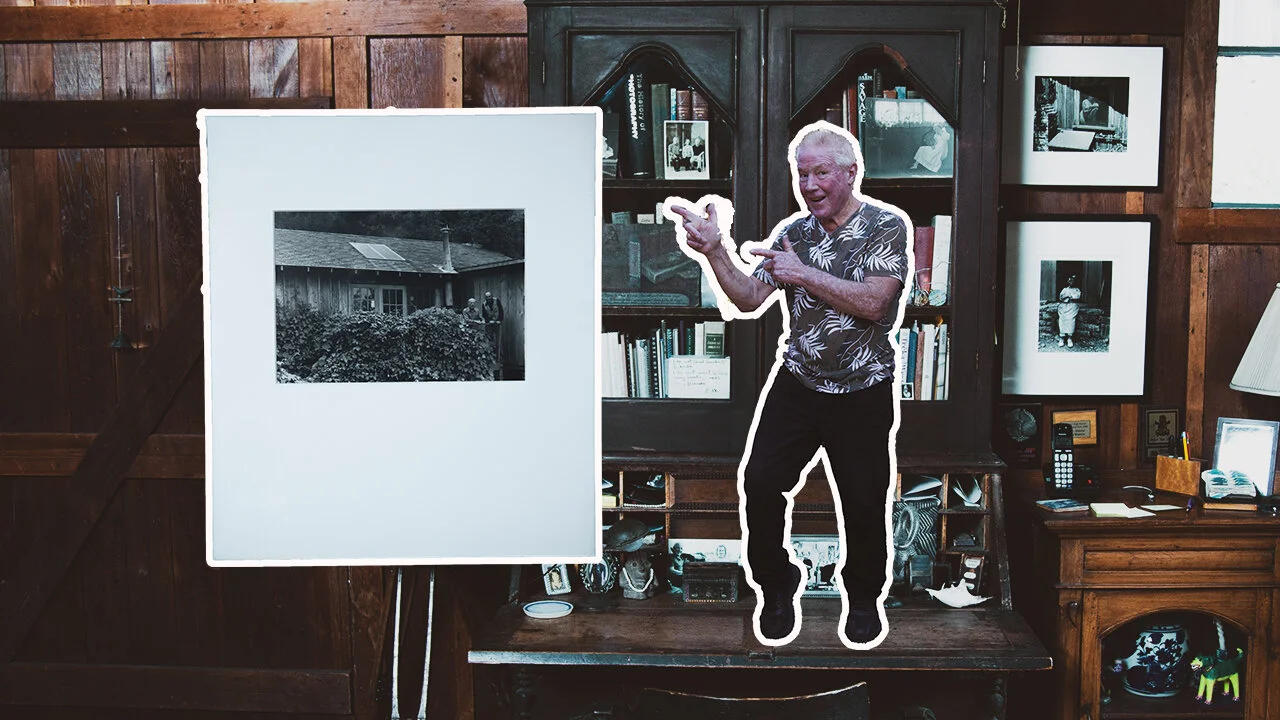 Edward Weston and Ansel Adams on Wildcat Hill by Pirkle Jones — Weston ...