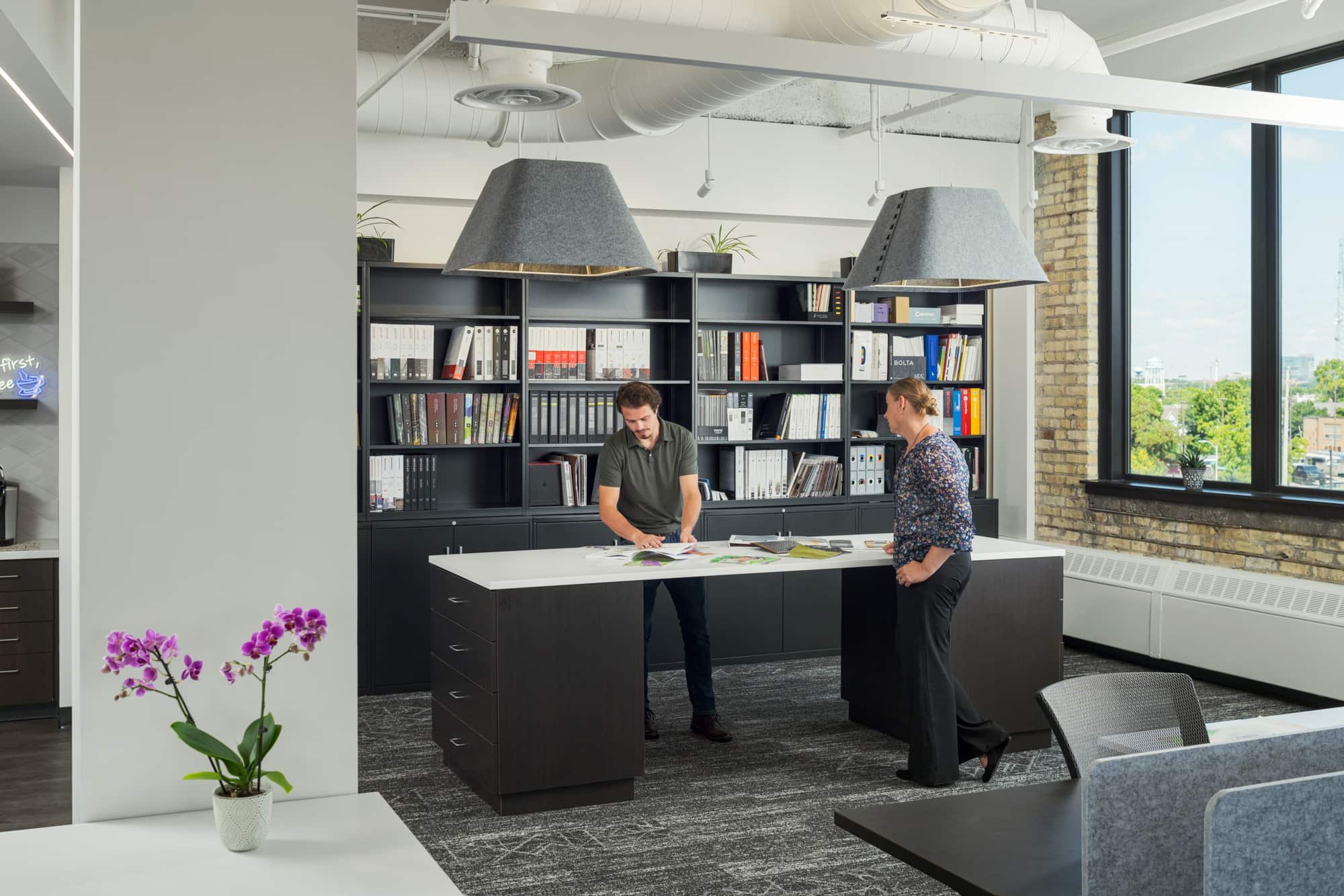 FEH Design Shines in Their New Milwaukee Office — Crimson Sun Studios