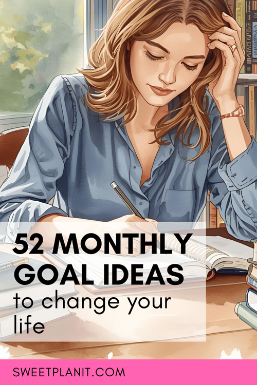 52 Monthly Goal Ideas to Change Your Life — Sweet PlanIt