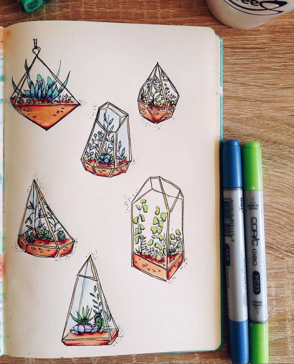 Bullet Journal Plant Doodles — Sweet PlanIt