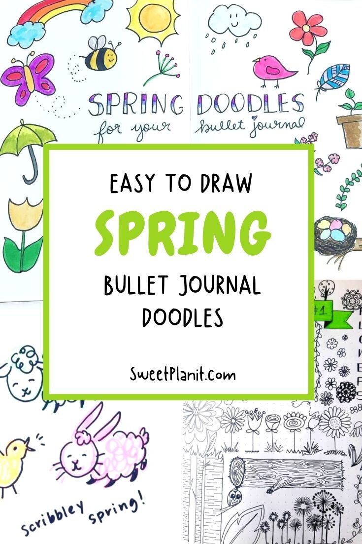 Easy Spring Doodles Anyone Can Draw! — Sweet PlanIt