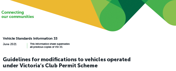 Guidelines for modifications to vehicles operating under Victoria's ...