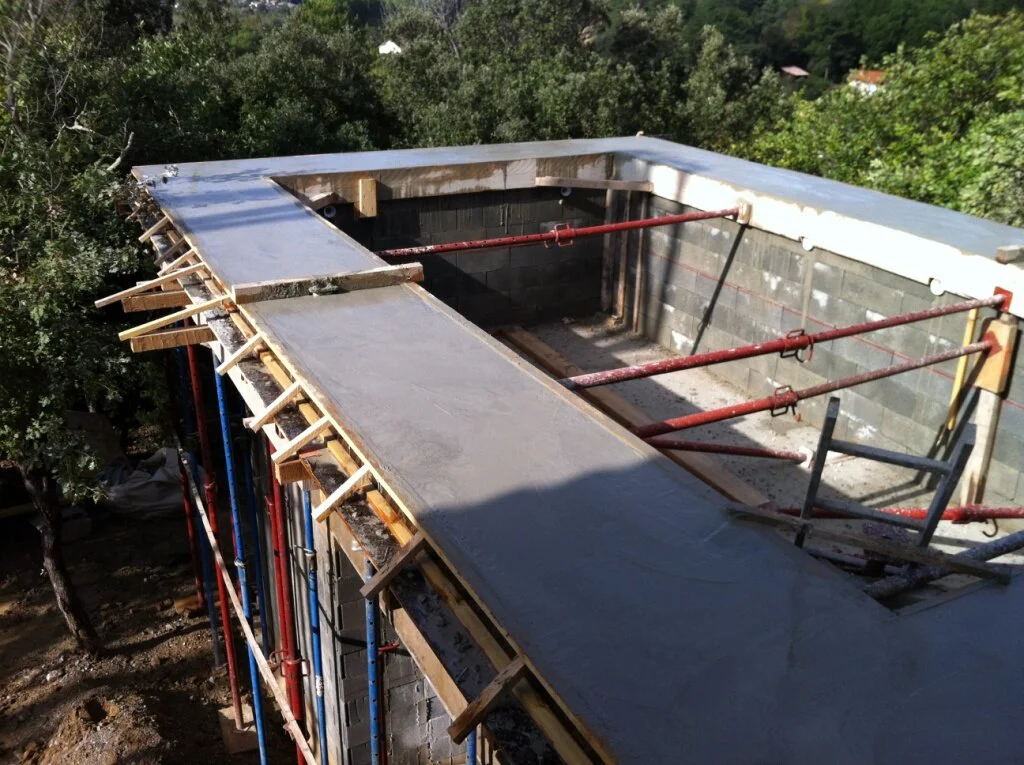 Elevated concrete pool built 4m off the ground, near Beziers — English speaking builders ...