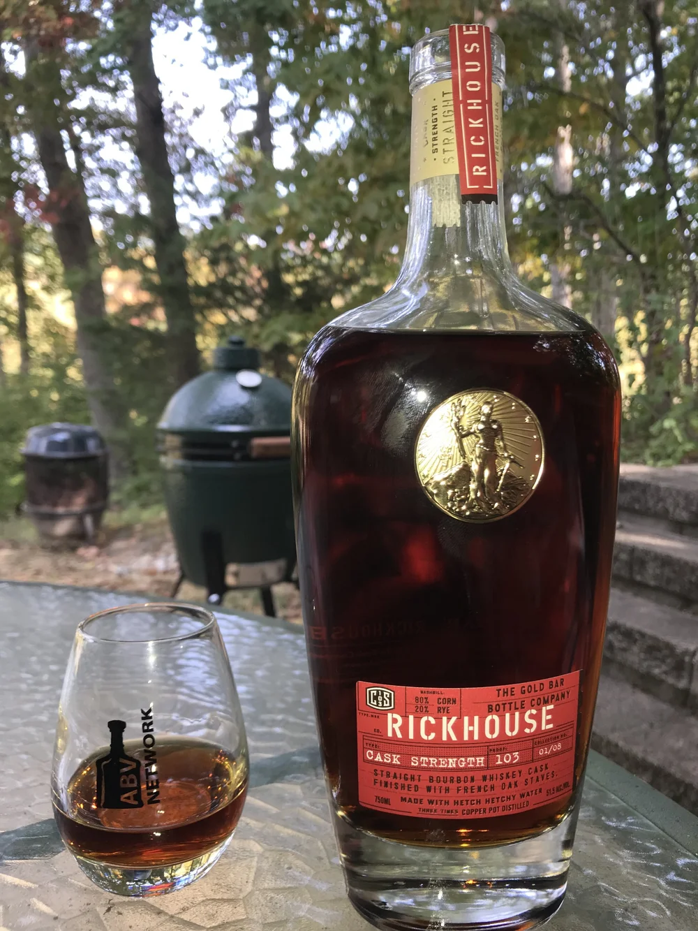 Gold Bar Rickhouse Cask Strength Bourbon Whiskey Review by Colonel ...