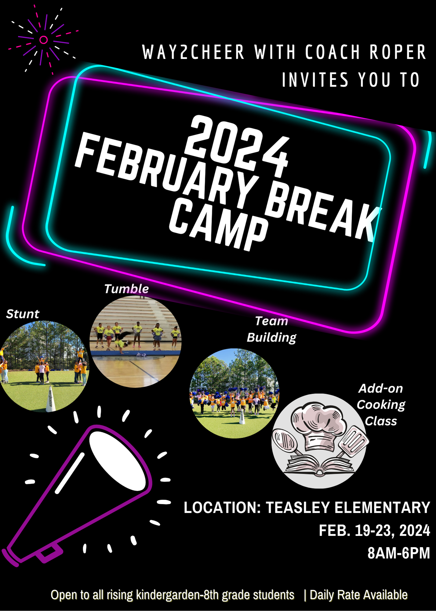 Spring Break Camp — Way2Cheer with Coach Roper