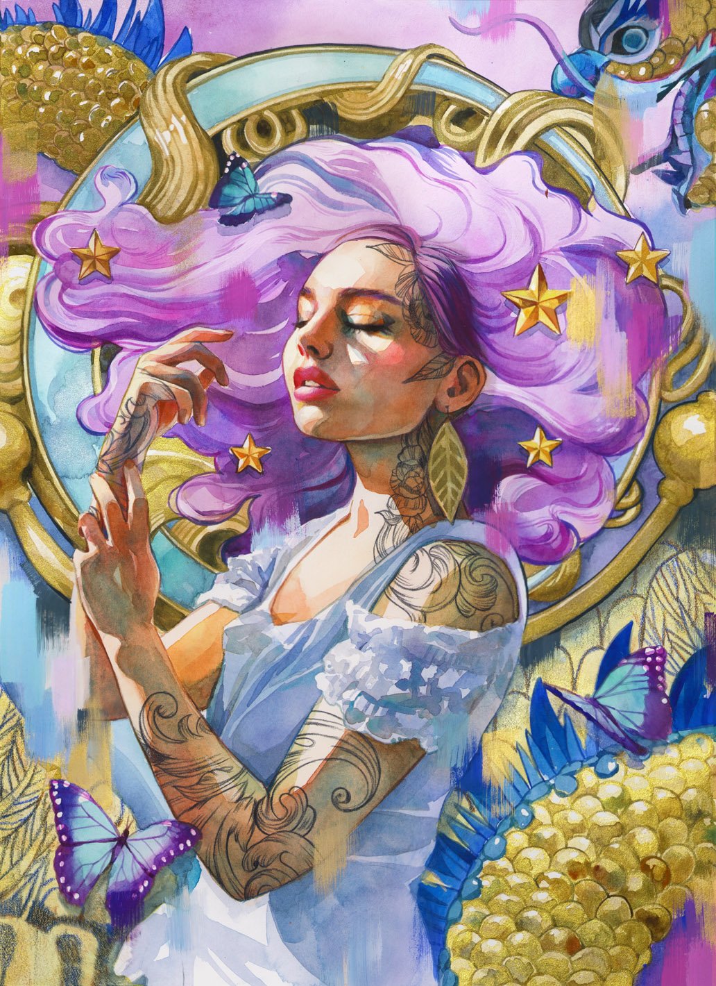 'Hypatia' Limited Edition Fine Art Print — Lioba