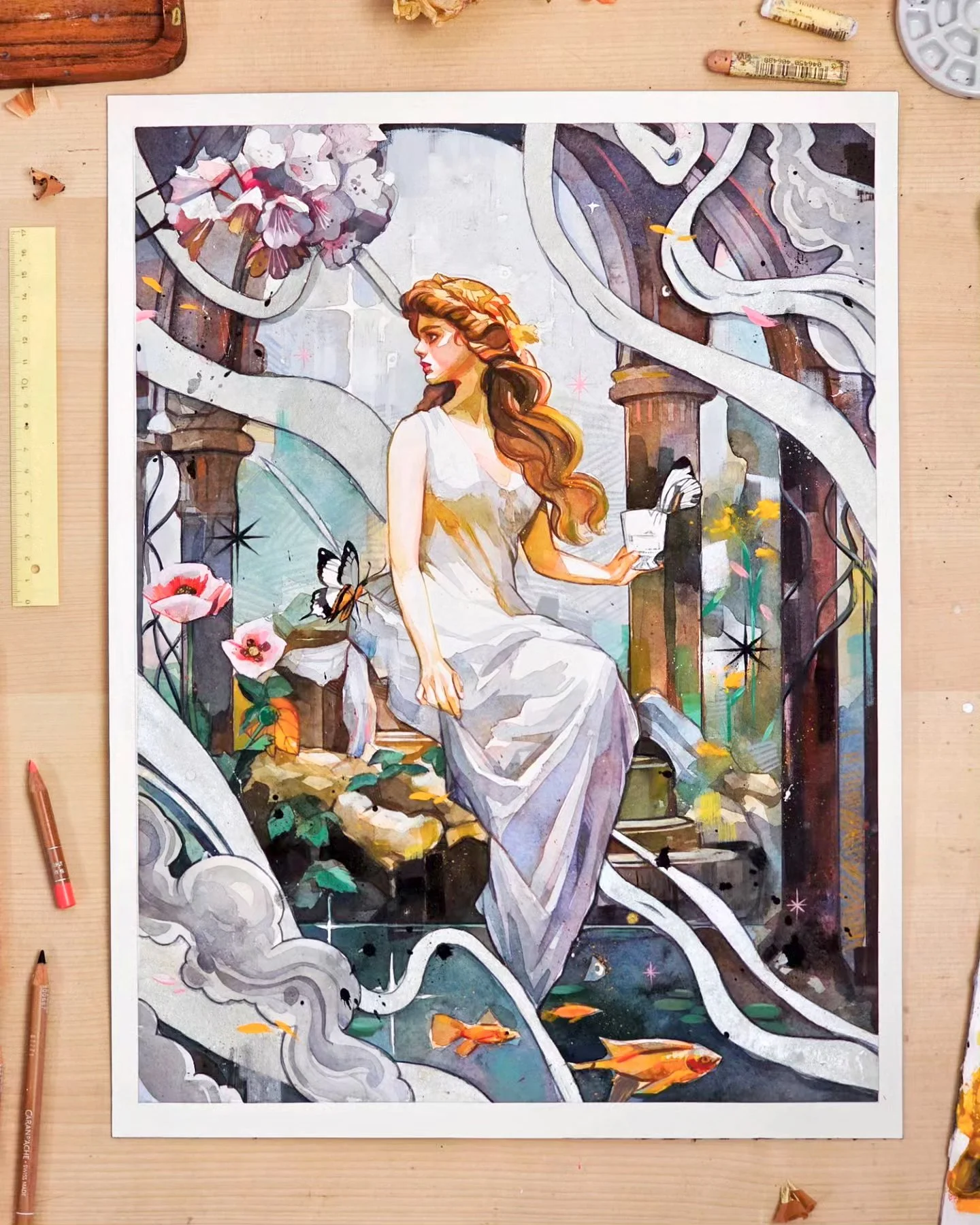 'Anthéia's Chalice' Limited Edition Fine Art Print — Lioba