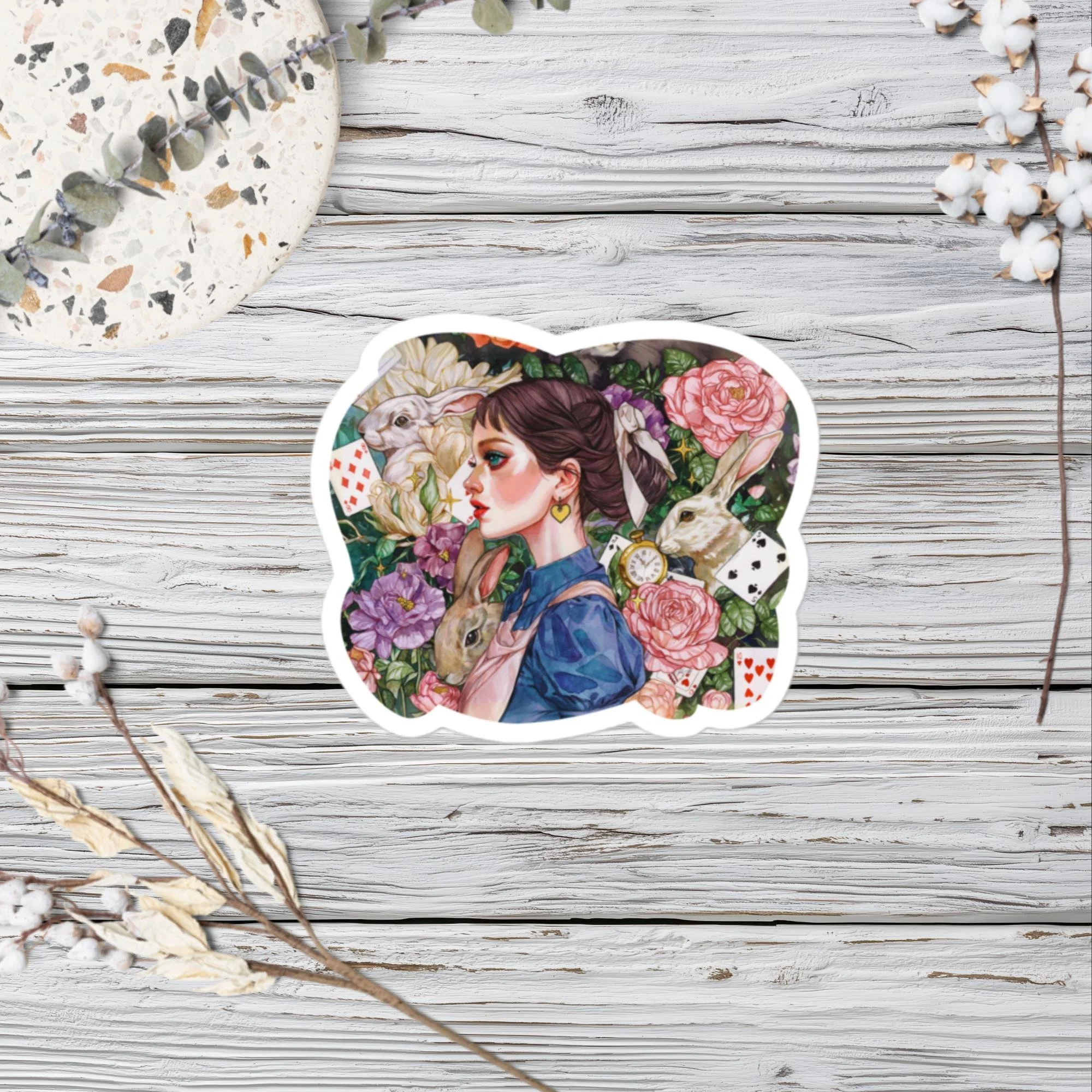 Alice in Wonderland Vinyl Sticker — Lioba