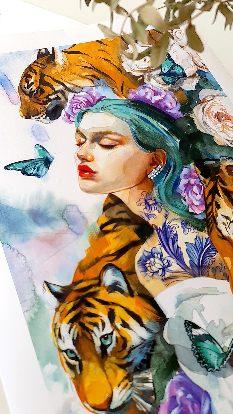 'Perpetuo' Limited Edition Fine Art Print — Lioba
