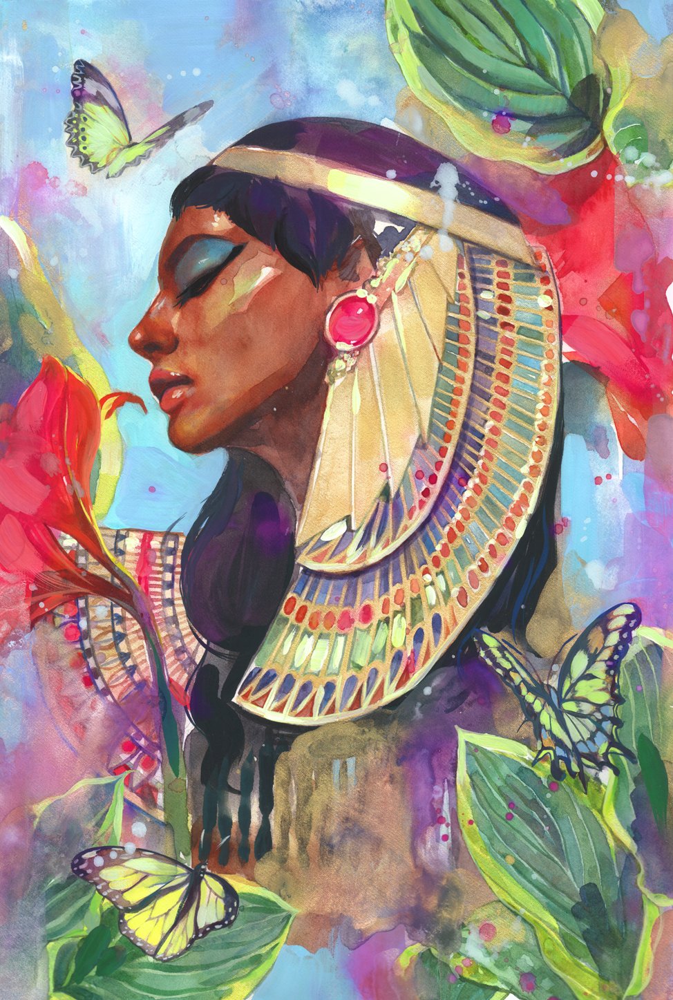 'Nefertari' Limited Edition Fine Art Print — Lioba