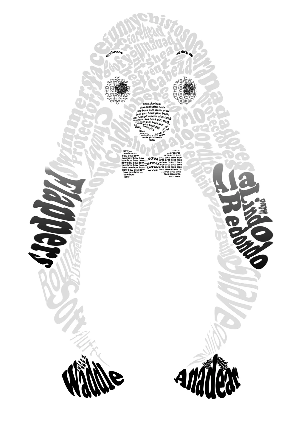 Animal Text Art