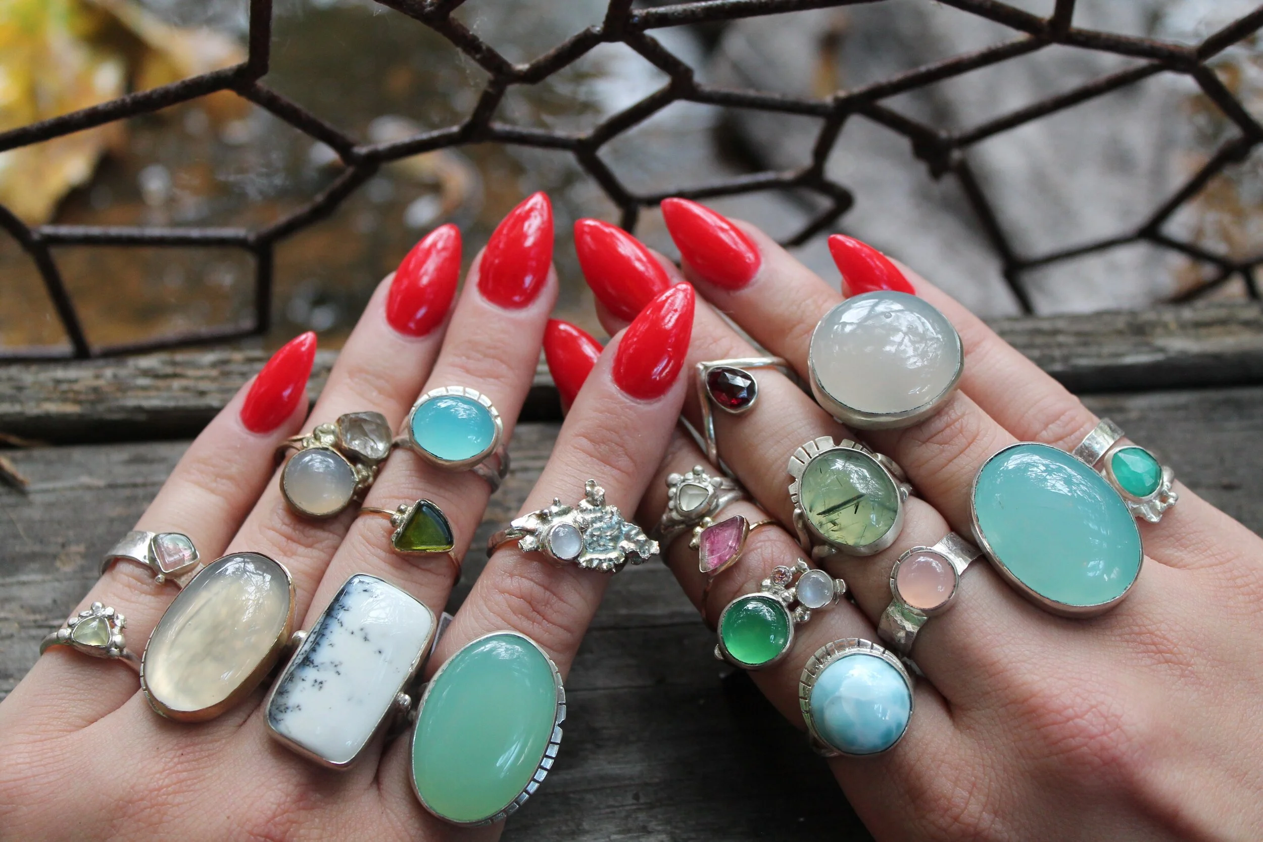MADE TO ORDER GEMSTONE RINGS — hedron studio
