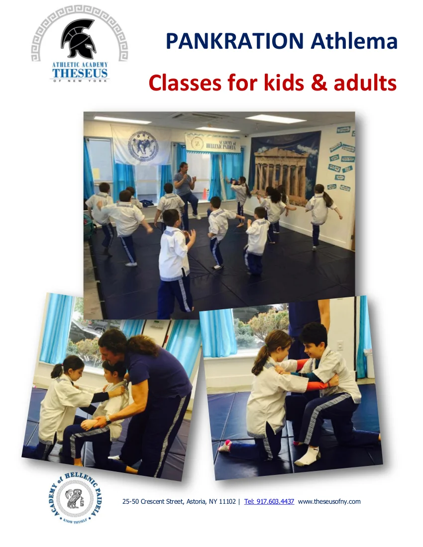 PANKRATION - GREEK MARTIAL ART — Academy of Hellenic Paideia