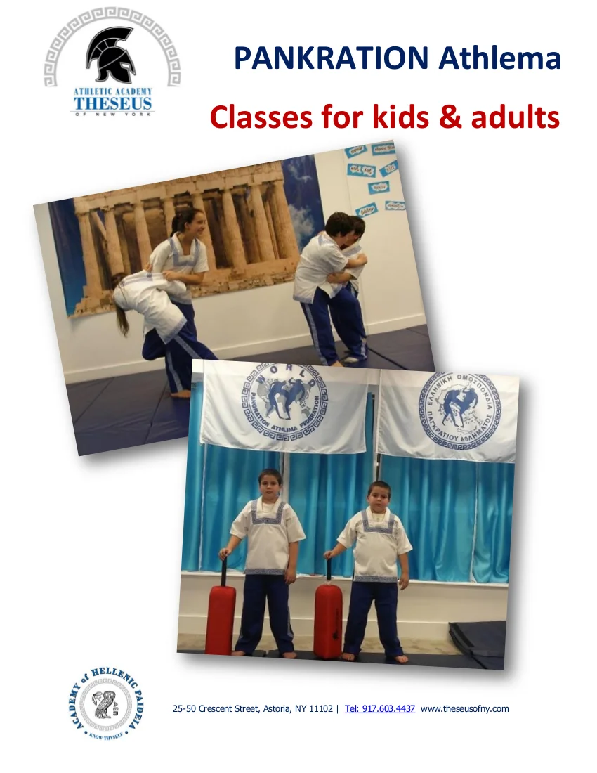 PANKRATION - GREEK MARTIAL ART — Academy of Hellenic Paideia