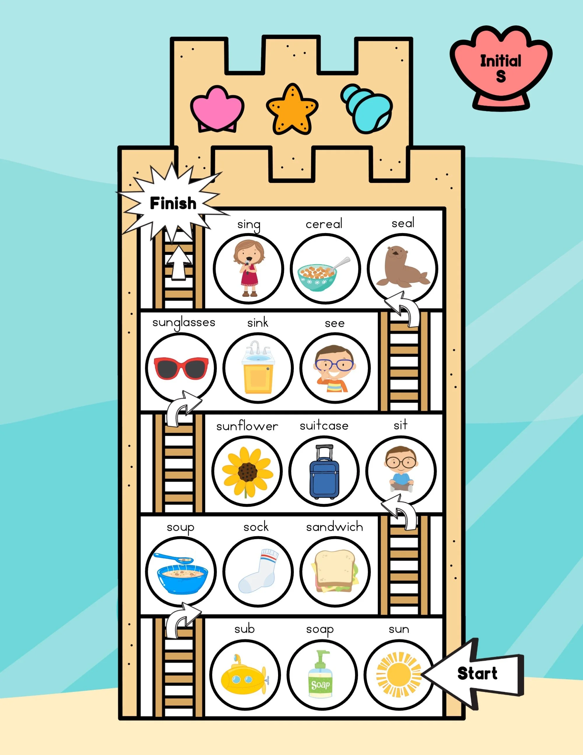 Practice the Initial /S/ Sound: Speech & Language Activities — SLP
