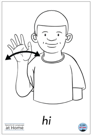Reduce Toddler Frustration Social Word Signs — SLP