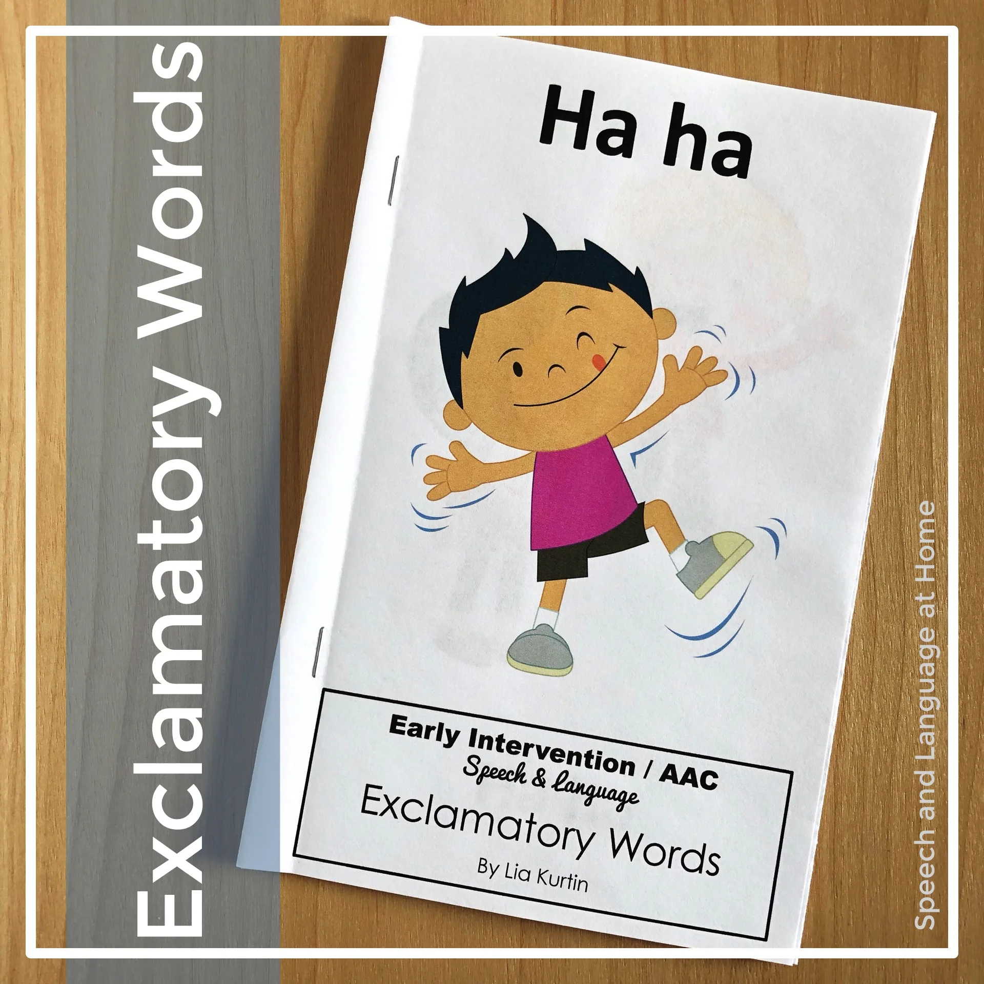 Whee. Exclamatory Word Speech Therapy Books for Early Intervention ...