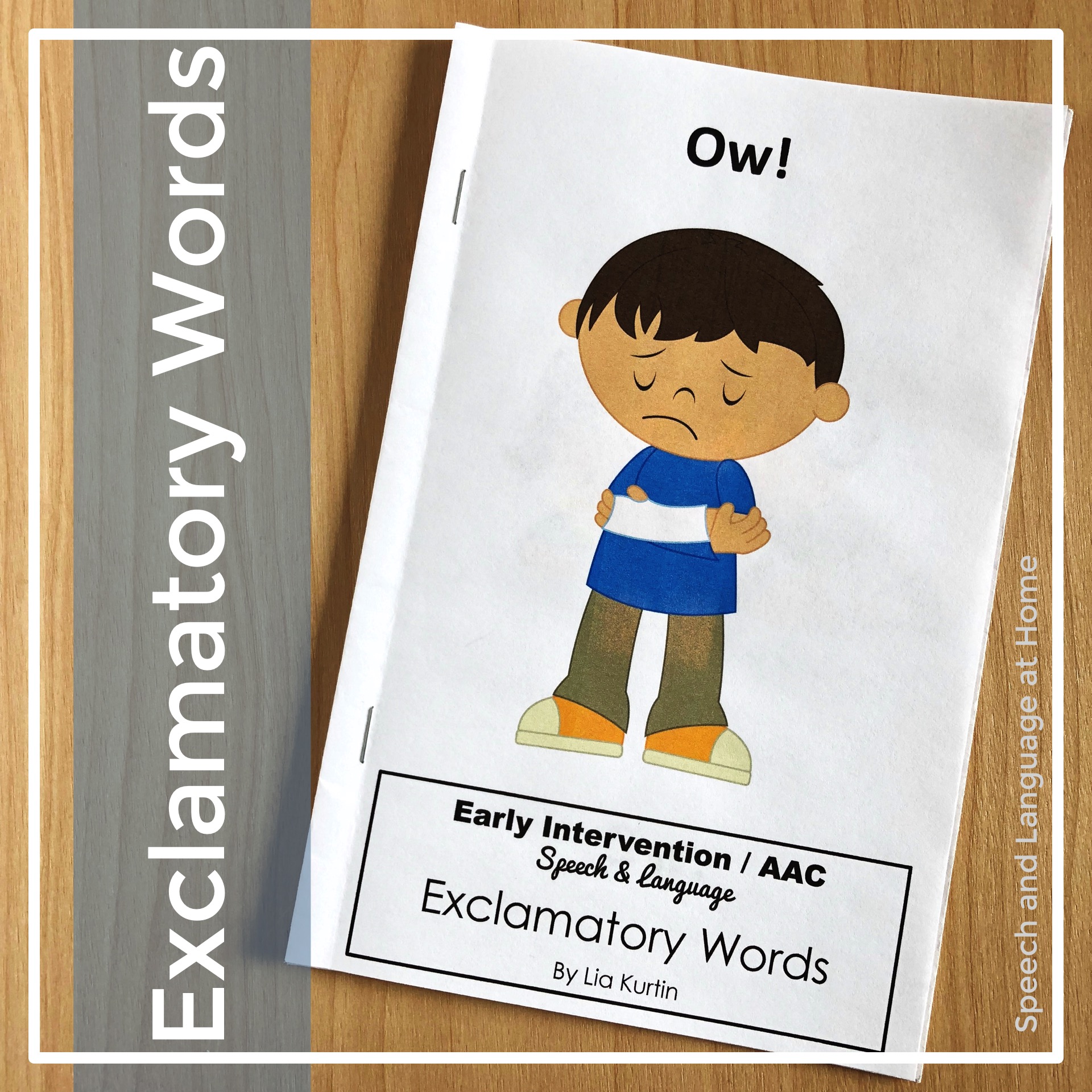 Whee. Exclamatory Word Speech Therapy Books for Early Intervention ...