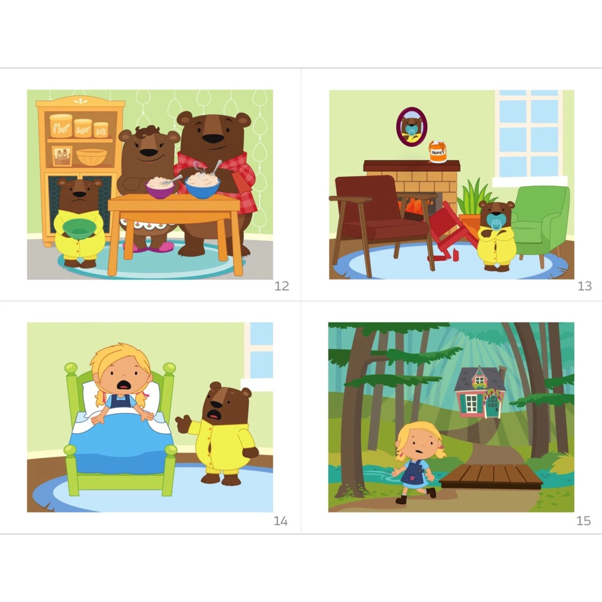 Goldilocks And The Three Bears Pictures To Sequence