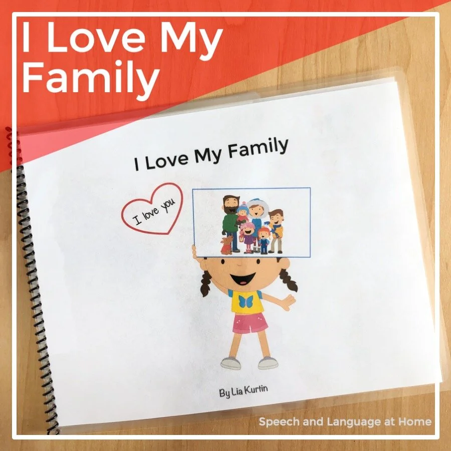 I Love My Family Word