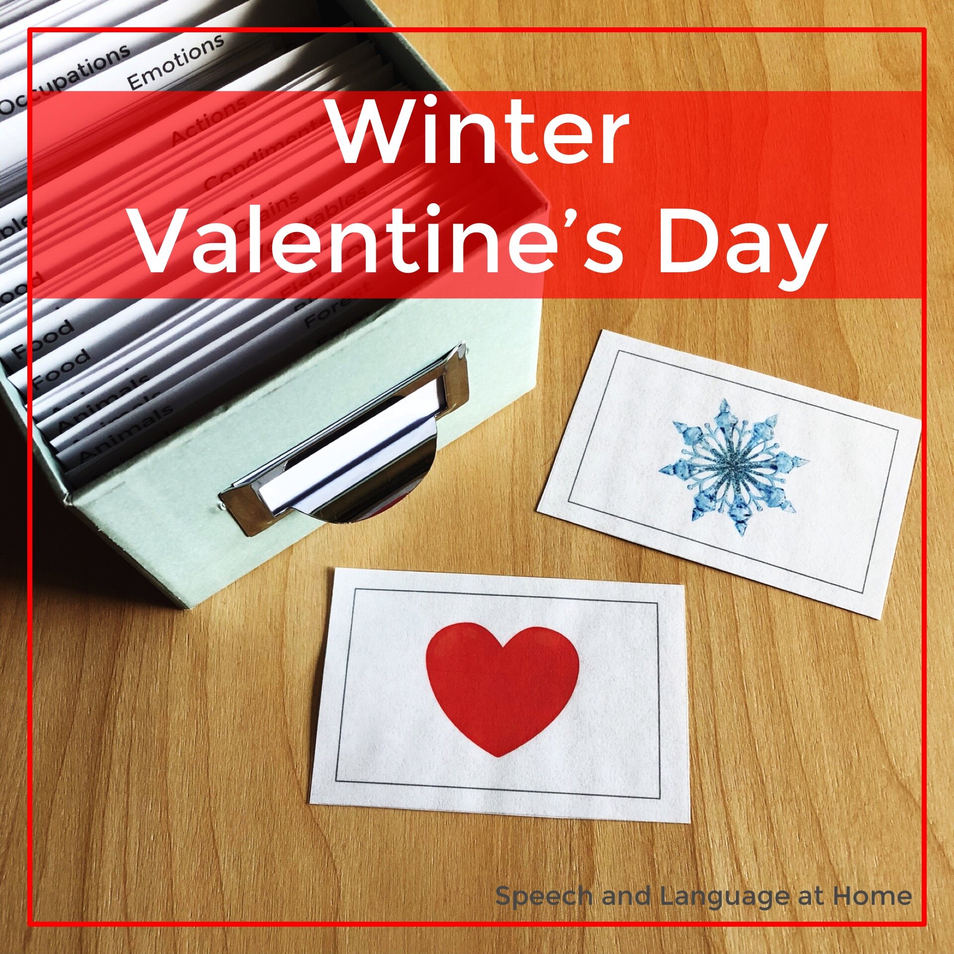 Winter Speech and Language Activities and Photo Cards | Valentines Day ...