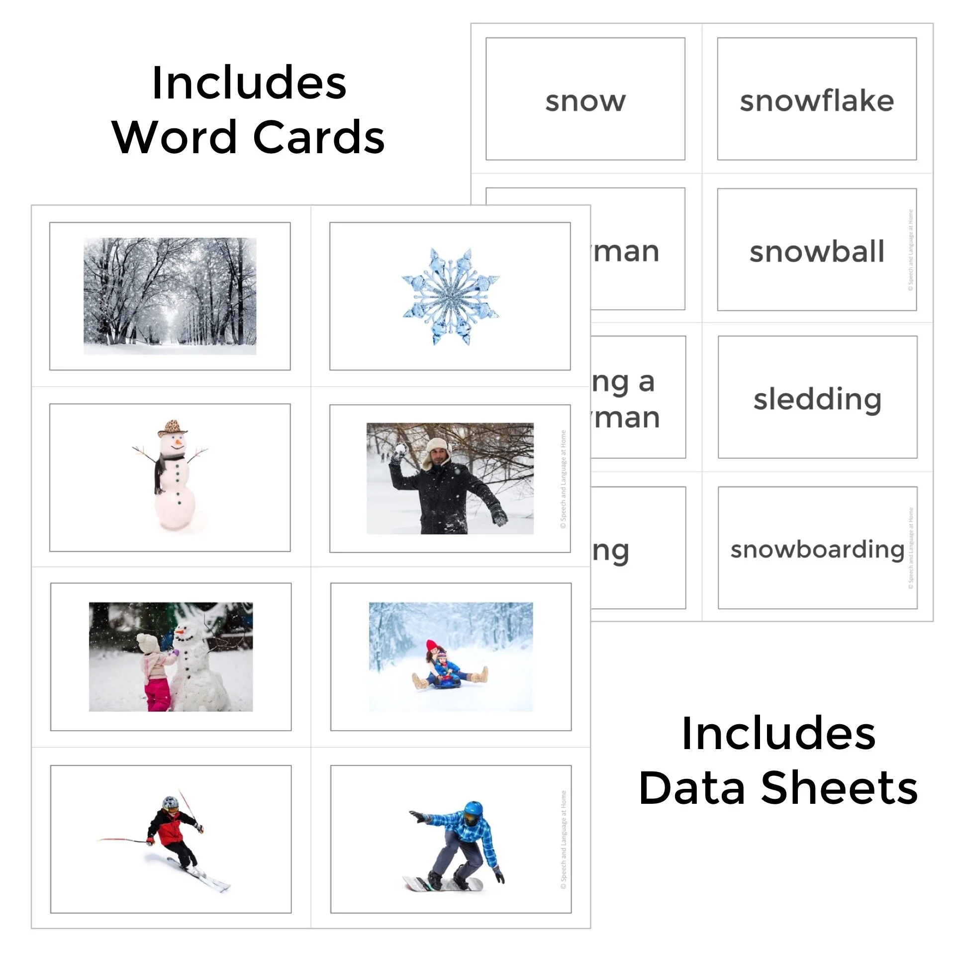Speech therapy activities for home — SLP