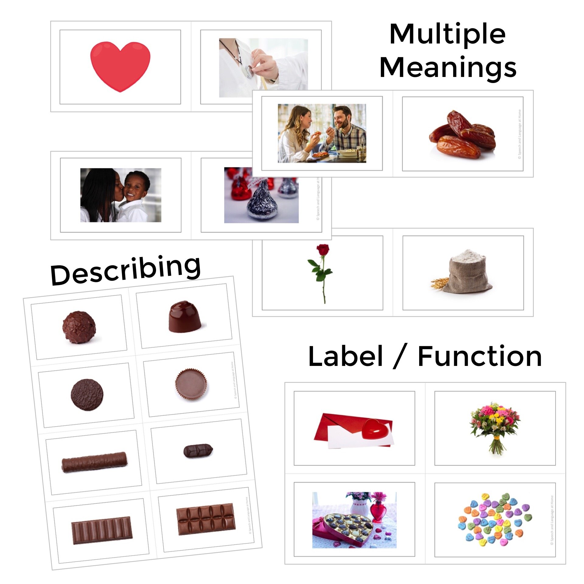 Winter Speech and Language Activities and Photo Cards | Valentines Day ...