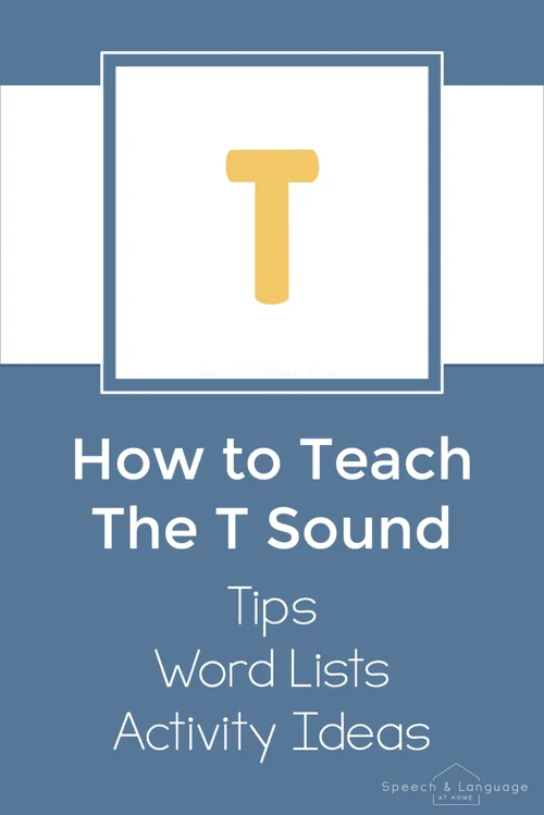T Word Lists and Speech Therapy Activities — SLP